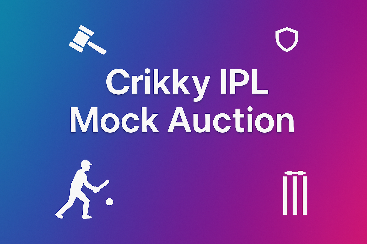 Crikky IPL Mock Auction